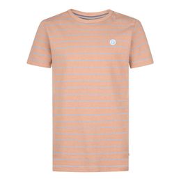 PETROL INDUSTRIES Gestreiftes T-Shirt Baypoint in Braun | Gr.: 128