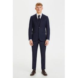 Matinique Blazer George Gerade Passform in Dark Navy | Gr.: 46