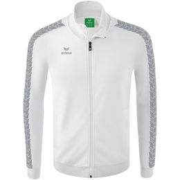 Erima Kinder Trainingsjacke "Essential Team Tracktop Jacke" in Wei&szlig; | Gr.: 3XL