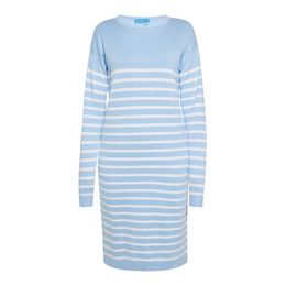 SANIKA Damen Kleid in HELLBLAU WEISS | Gr.: M
