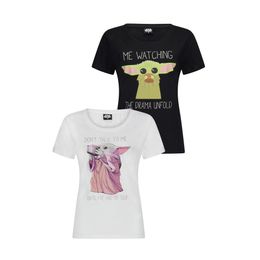 ONOMATO! T-Shirt Star Wars Mandalorian 2er-Set in Mehrfarbig | Gr.: L