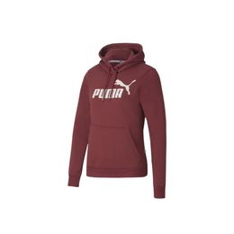 Puma Kapuzenpullover Kägurutaschen in Burgunder | Gr.: 34