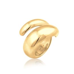 NENALINA Ring 925 Sterling Silber Cocktailring in Gold | Gr.: 54
