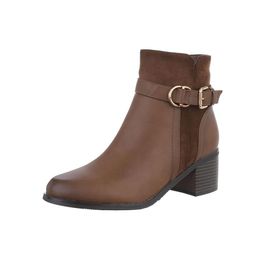 Ital-Design High Heel in Hellbraun | Gr.: 41