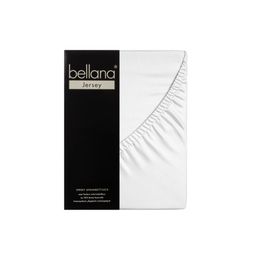 Bellana Jersey Spannbetttuch in weiß | Gr.: 180-200 x 200 cm