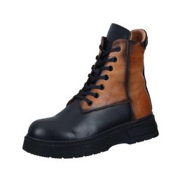 Manitu Freizeit Stiefel, Schn&uuml;rstiefeletten in cognac | Gr.: 37