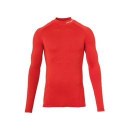 Uhlsport Baselayer Tight DISTINCTION PRO- TURTLE NECK in rot | Gr.: 3XL