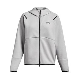 Under Armour Fleecejacke/Fleecepullover "Unstoppable Fleece Fz" in Grau | Gr.: L