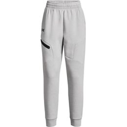 Under Armour Sweat Pant "Unstoppable Flc Jogger" in Grau | Gr.: M