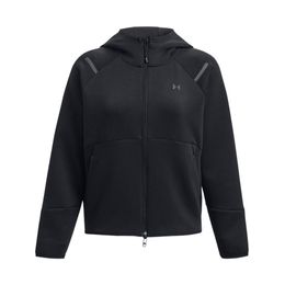 Under Armour Fleecejacke/Fleecepullover "Unstoppable Fleece Fz" in Schwarz | Gr.: XS