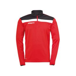 Uhlsport 1/4 ZIP TOP OFFENSE 23 in rot/schwarz | Gr.: L