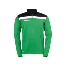 Uhlsport 1/4 ZIP TOP OFFENSE 23 in grün/schwarz | Gr.: L