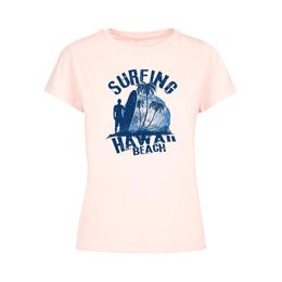 F4NT4STIC Box Tee Hawaii Surf Beach Summer in pink | Gr.: XXL