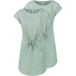 Only Kleid ONLMAY S/S DRESS 2er Pack in Gr&uuml;n | Gr.: XL