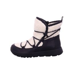 Think! Leder-Winterstiefel in Wei&szlig;/ Schwarz | Gr.: 39,5