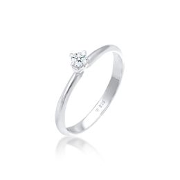 Elli DIAMONDS Ring 925 Sterling Silber Verlobungsring in Silber | Gr.: 52