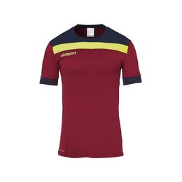Uhlsport Trainings-T-Shirt OFFENSE 23 in bordeaux/marine | Gr.: XL