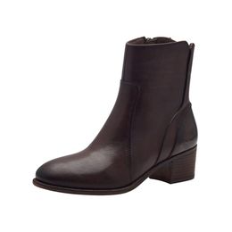 Marco Tozzi Leder-Stiefeletten in Braun | Gr.: 40