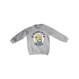 Minions Kinder Sweatshirt in Grau | Gr.: 12