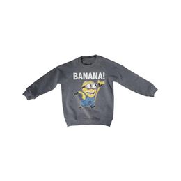 Minions Kinder Sweatshirt in Grau | Gr.: 4