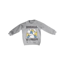 Minions Kinder Sweatshirt in Grau | Gr.: 12