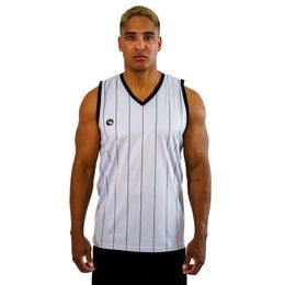 Stark Soul&reg; Stark Soul Sport Shirt "Pinstripes" &Auml;rmeloses Tank Top in grau | Gr.: XL