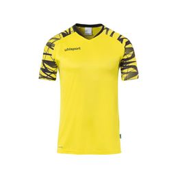 Uhlsport Trainings-T-Shirt GOAL 25 TRIKOT in limonengelb/schwarz | Gr.: XXL