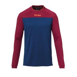 Kempa Longsleeve PRIME LANGARMSHIRT in deep blau/deep rot | Gr.: 152