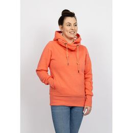 Salzhaut Fleecepullover KARKJE in Coral | Gr.: S