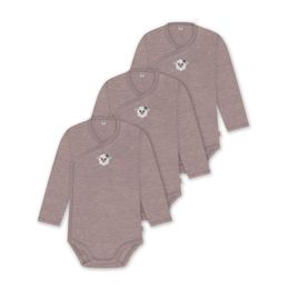 Normani Outdoor Sports 3er Pack Merino Baby-Body in Rosa | Gr.: 80