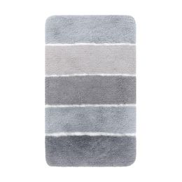 Homie Living Badteppich Rio Marina in grau | Gr.: 55 x 65 cm