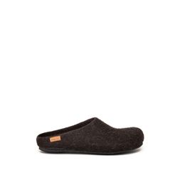 MagicFelt Filzpantoffel in Schweizer Juraschaf Schwarz | Gr.: 44