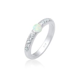 Elli Ring 925 Sterling Silber Verlobungsring in Silber | Gr.: 54