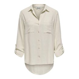 Bluse OnlyASMIN-SIESTA LS LI BL SHIRT in Beige | Gr.: L