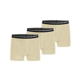 Normani Outdoor Sports 3er Pack Herren Merino Boxershorts Unterhose in Wollwei&szlig; | Gr.: 3XL
