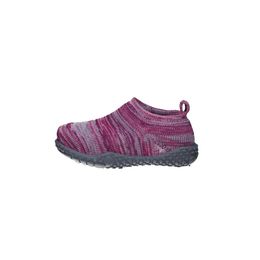 Playshoes Hausschuh Strick in Pink | Gr.: 24/25