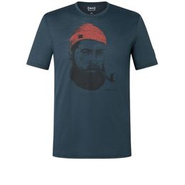 super.natural Merino T-Shirt M SN SAILOR TEE in Blau | Gr.: L