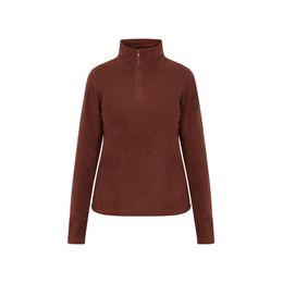 Sidona Damen Fleecepullover in Braun | Gr.: L