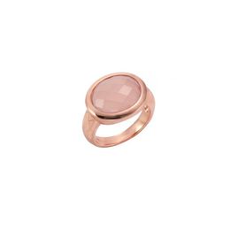 JAMELLI Ros&eacute;vergold. Ring mit Edelstein | Gr.: 58