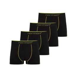 Normani 4 Herren Boxershorts aus Baumwolle in Gelb | Gr.: XXL