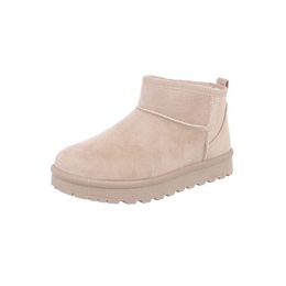 Ital-Design Stiefelette in Beige | Gr.: 36