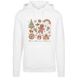 F4NT4STIC Hoodie Christmas Vibes Cozy Cute Winter in wei&szlig; | Gr.: XL