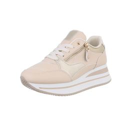 Ital-Design Freizeitschuh in Beige | Gr.: 38