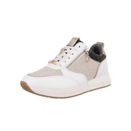 Ital-Design Freizeitschuh in Beige und Gold | Gr.: 39