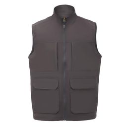Tanuna Herren Vest in DUNKELGRAU | Gr.: L