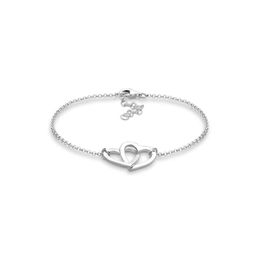 Elli Armband 925 Sterling Silber Herz in Silber | Gr.: 19 cm