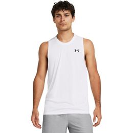 Under Armour T-Shirt "Ua Tech Tank" in Wei&szlig; | Gr.: 5XL