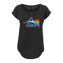 F4NT4STIC T-Shirt Pink Floyd Neon Dark Side in schwarz | Gr.: XS