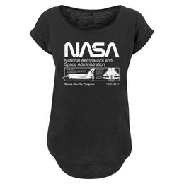 F4NT4STIC T-Shirt NASA Classic Space Shuttle Black in schwarz | Gr.: XS