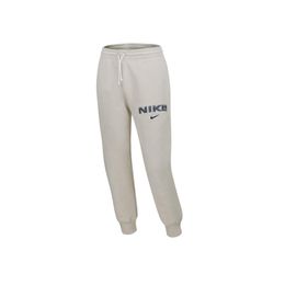 Nike Jogginghose mit Fleece Innenseite in Beige | Gr.: XXL